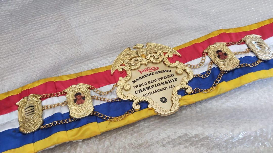 Muhammad Ali Ring Magazine World Heavyweight Championship Belt - Etsy