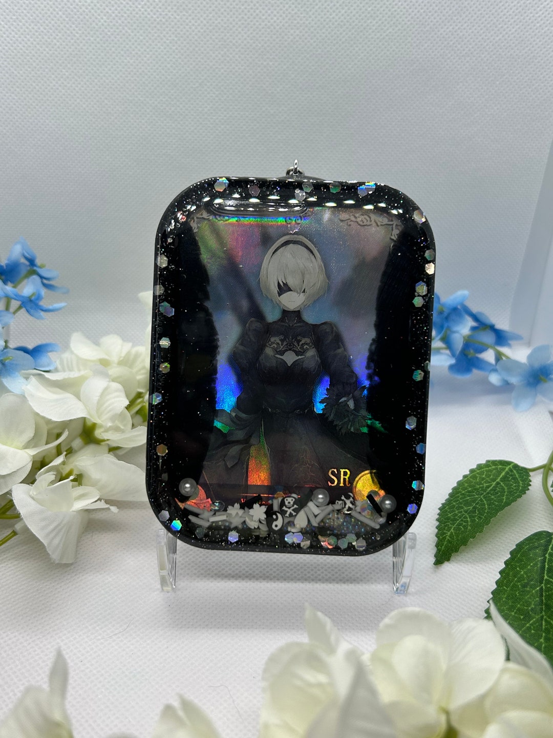 Anime Apocalyptic Waifu Full Card Shaker Keychain - Etsy