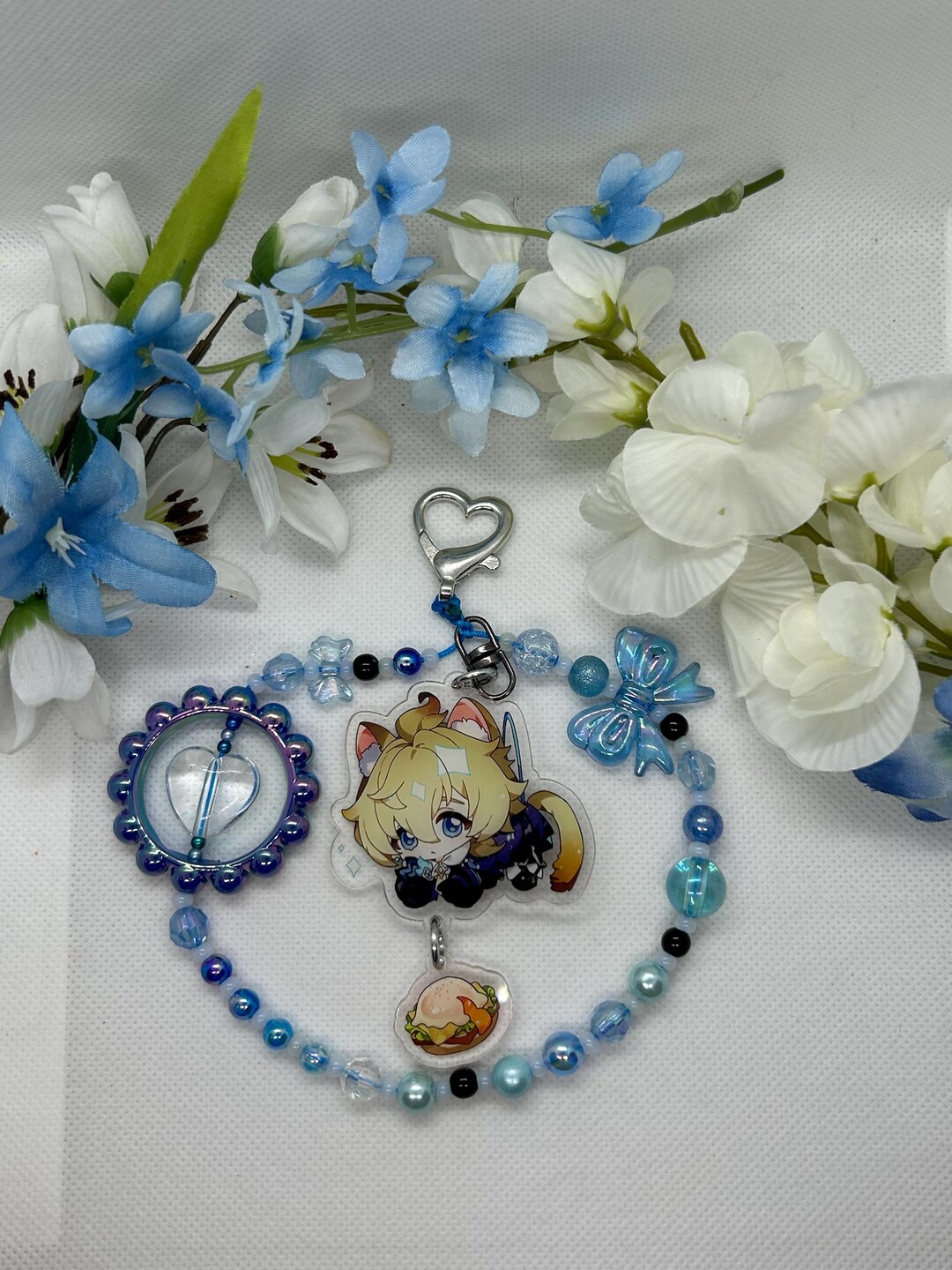 Mika Genshin Impact Wristlet Charm - Etsy
