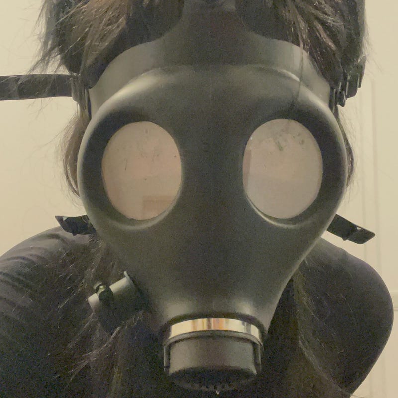 Latex Gas Mask - Etsy UK