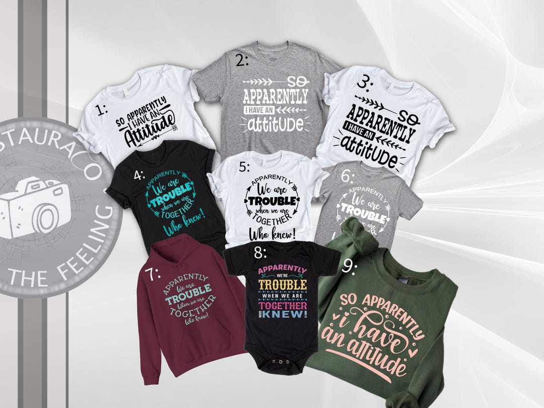 Apparently We Are Trouble Fun Tees, Party Outfit , Partners in Crime ...