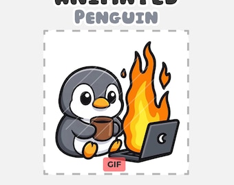 Animated Penguin Emote: Hiding Bush Meme, Twitch/discord/youtube ...