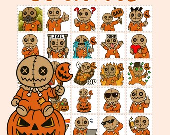 Halloween Twitch Emotes: Spooky Discord Emote Pack (PNG) - Etsy