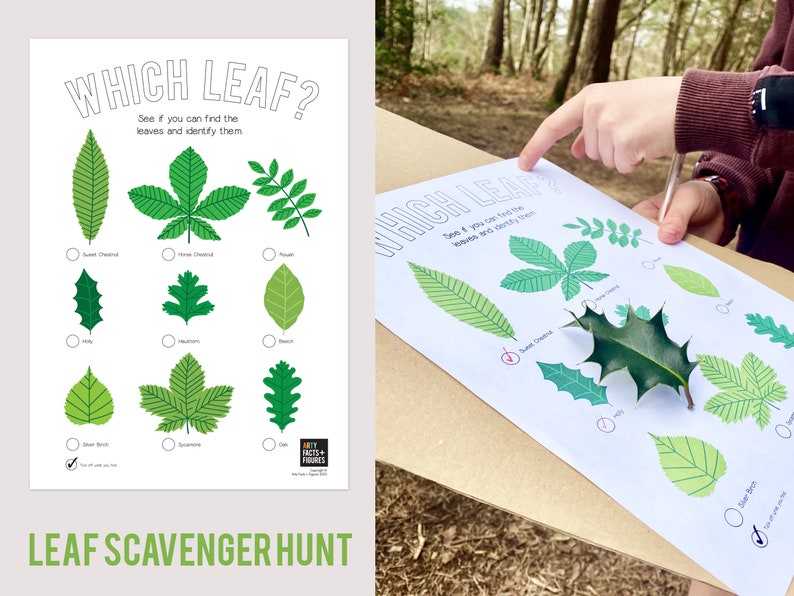 Woodland Scavenger Hunt Pack Summer Holiday Printable Create - Etsy