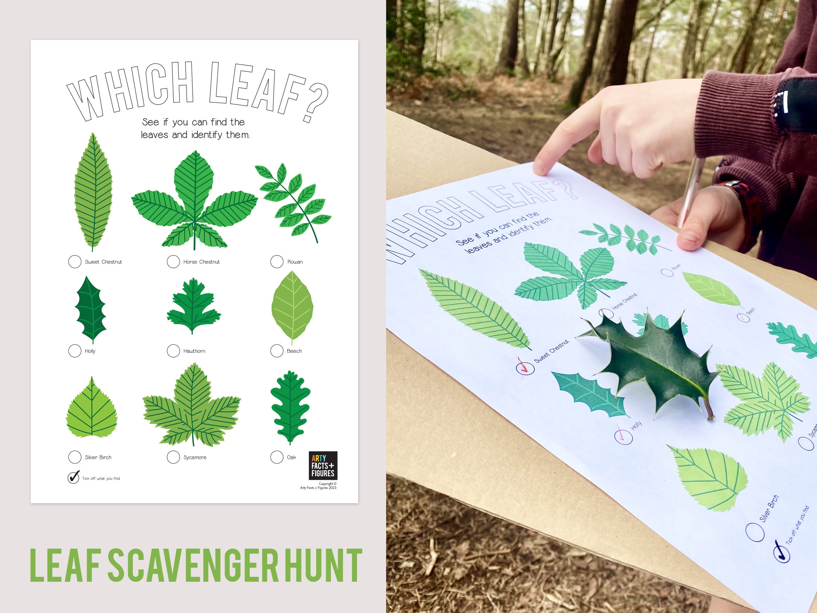 Woodland Scavenger Hunt Pack Summer Holiday Printable Create - Etsy