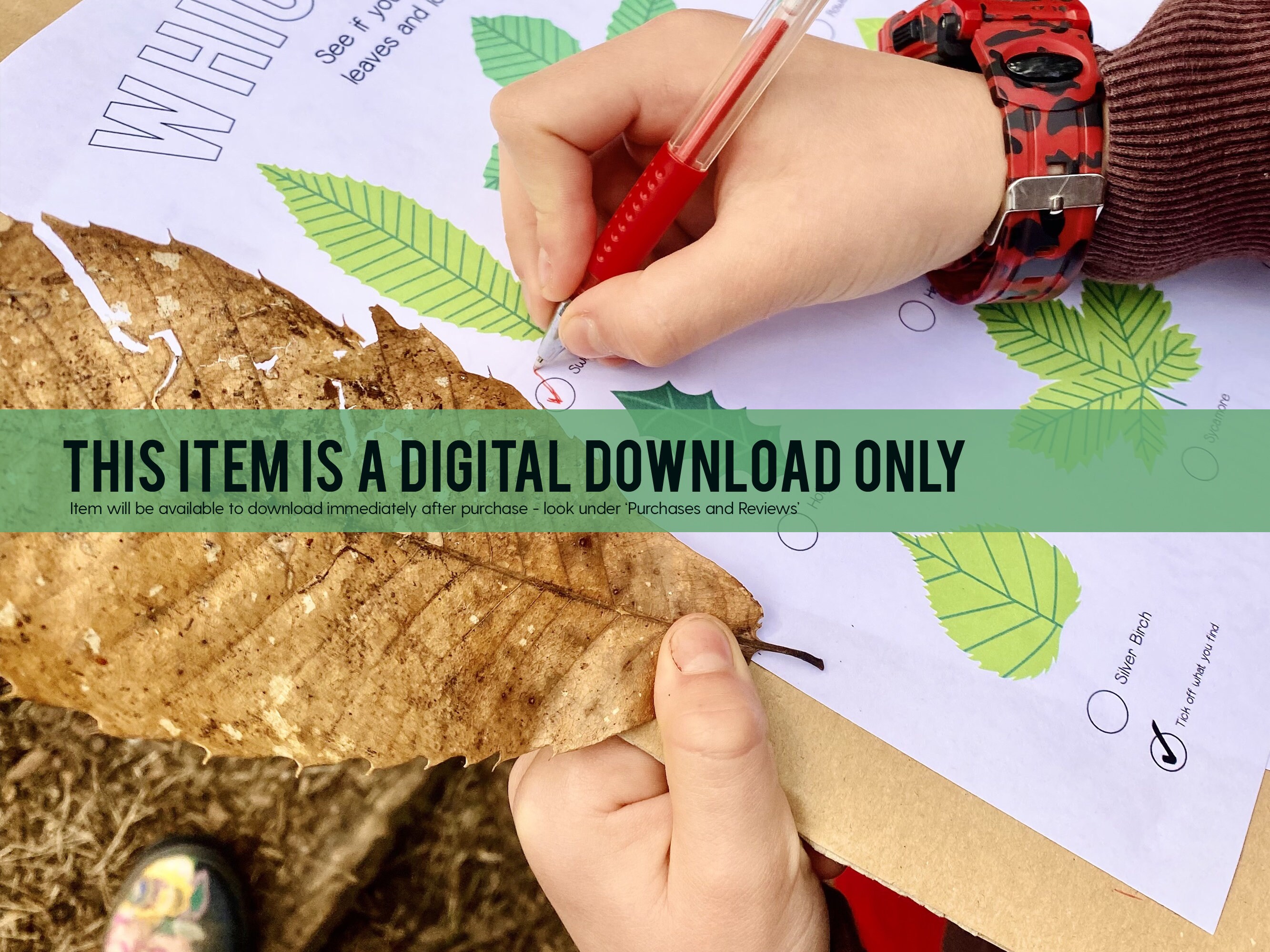 Woodland Scavenger Hunt Pack Summer Holiday Printable Create - Etsy