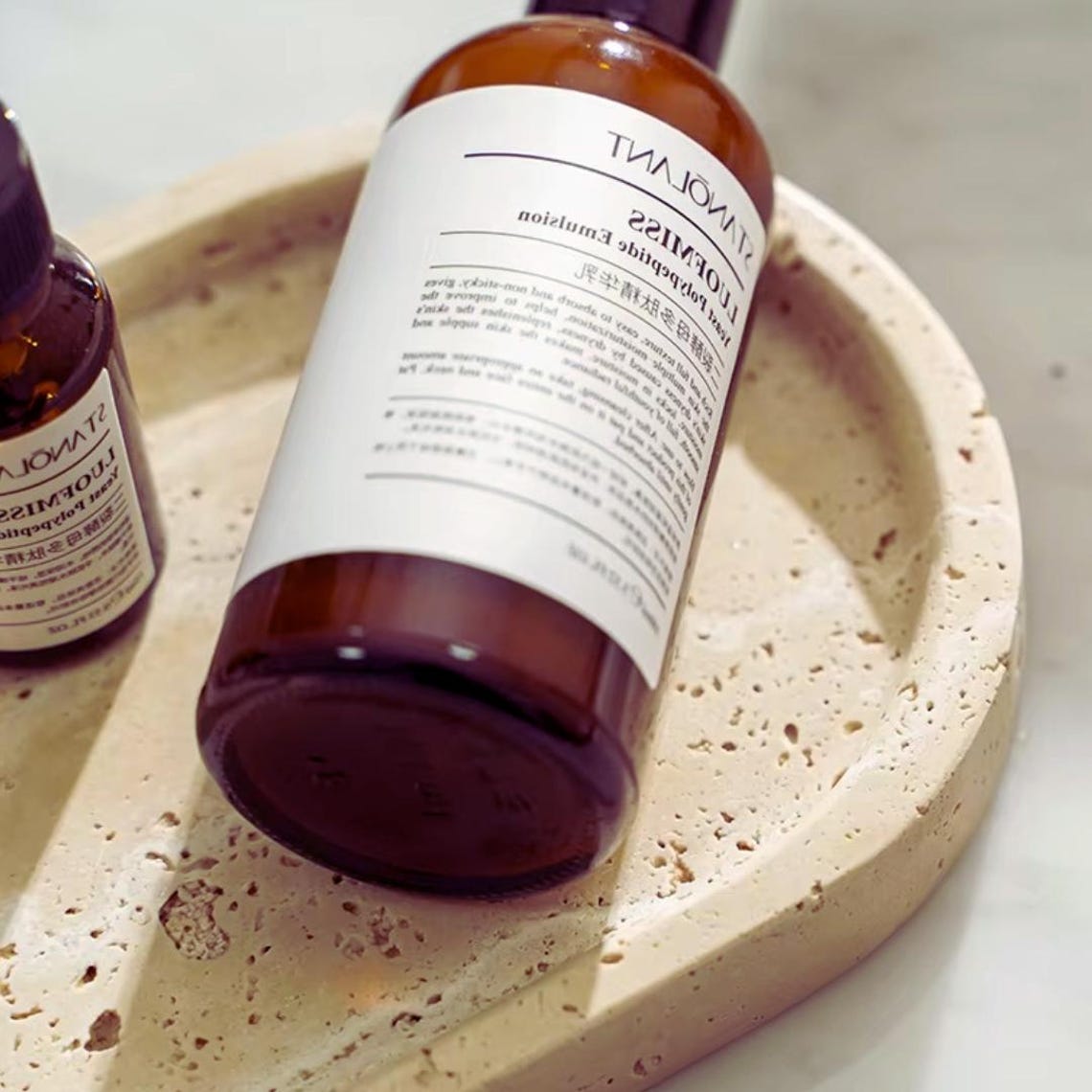 Luxe Ledge Stone Vanity Tray - Etsy