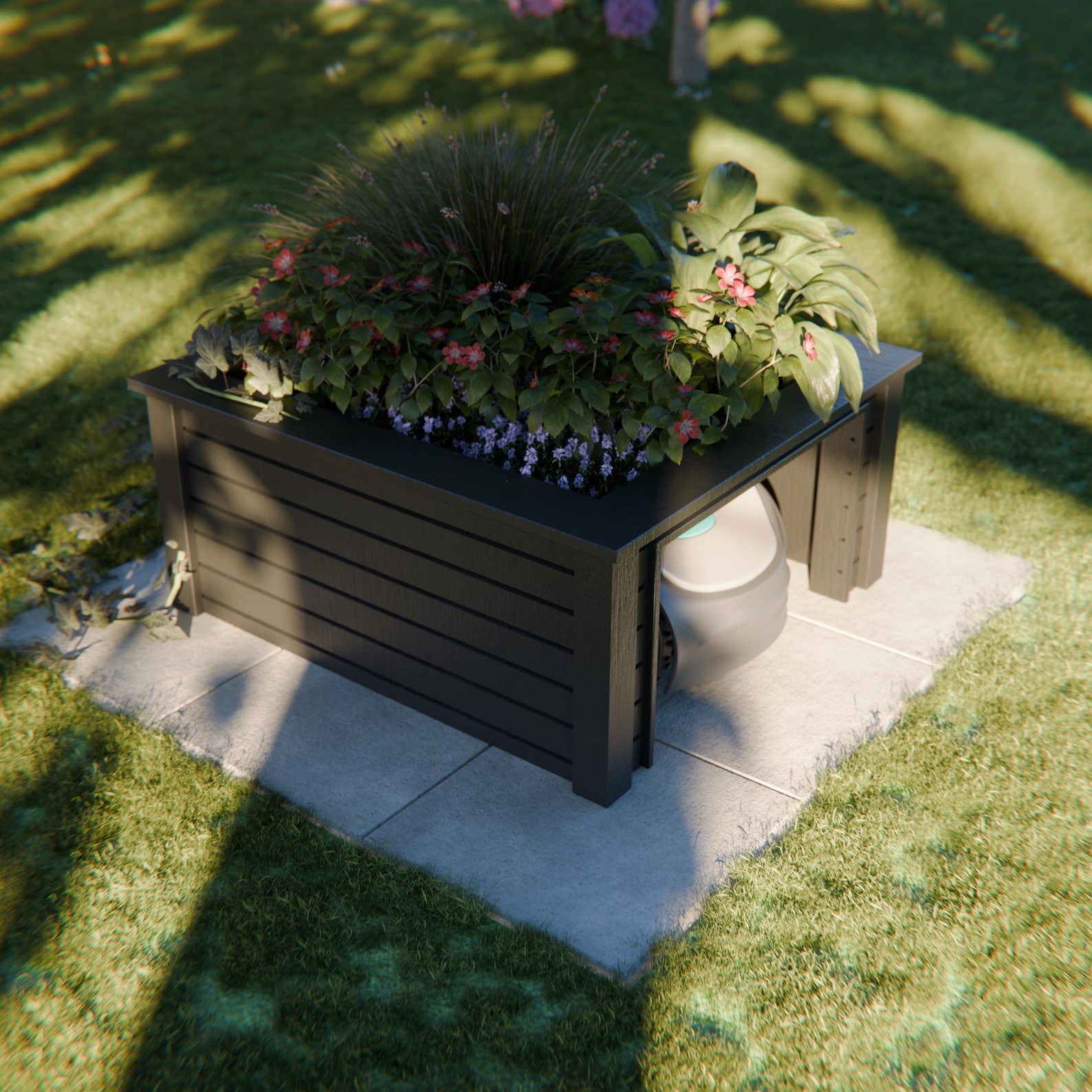 Plantable Robot Lawn Mower Garage Plans | Building Instructions - Etsy