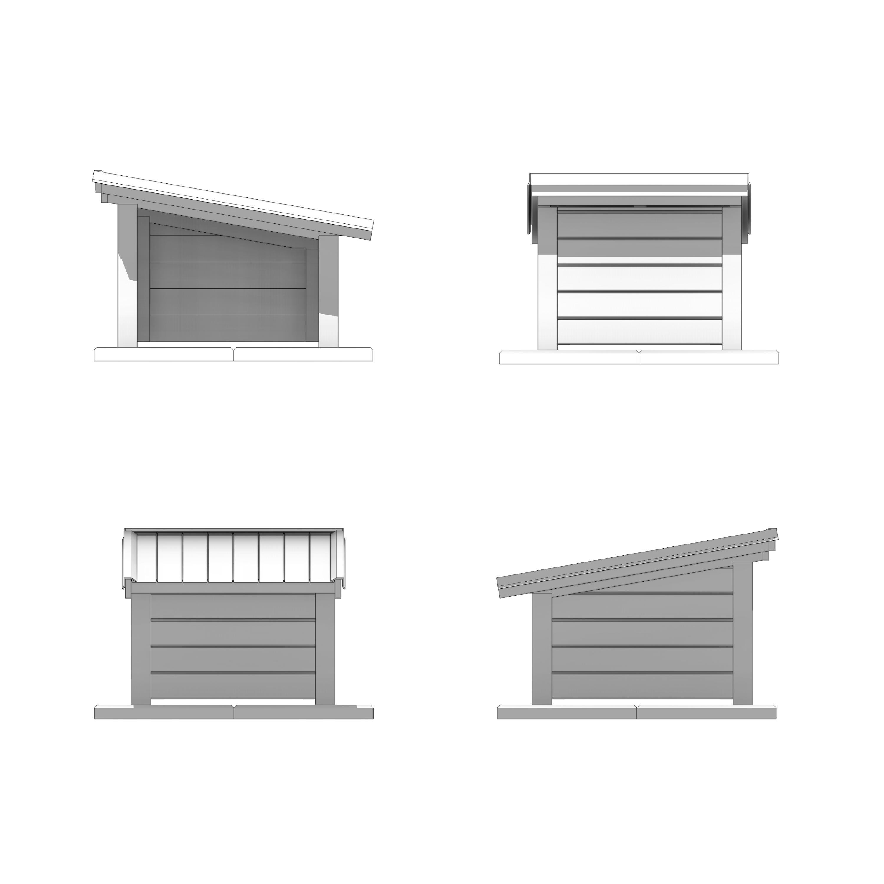 Robotic Lawn Mower Garage Plans With Shed Roof - Step-by-step ...