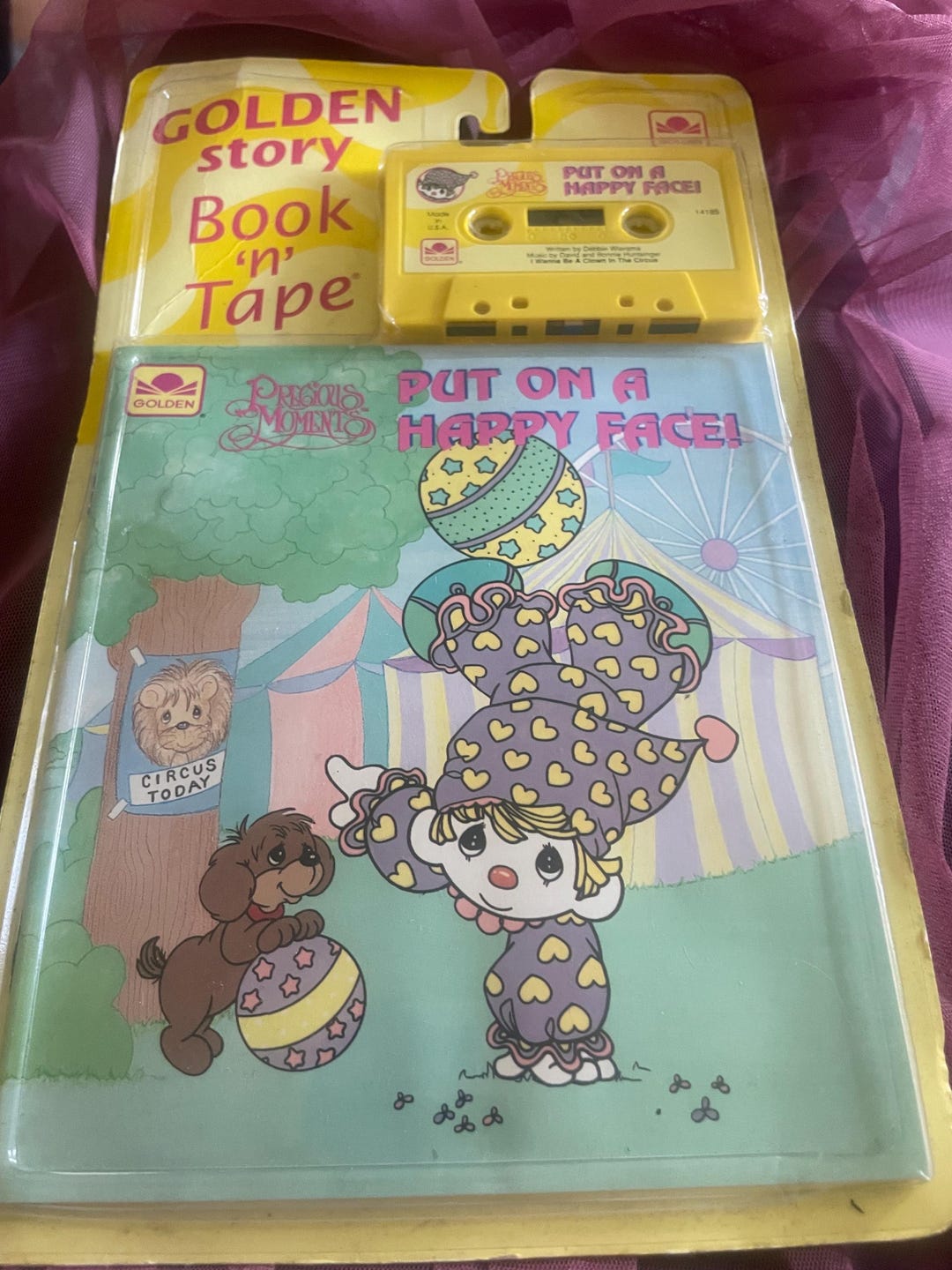 Vintage Golden Books Precious Moments "put on a Happy Face" Book 'n ...