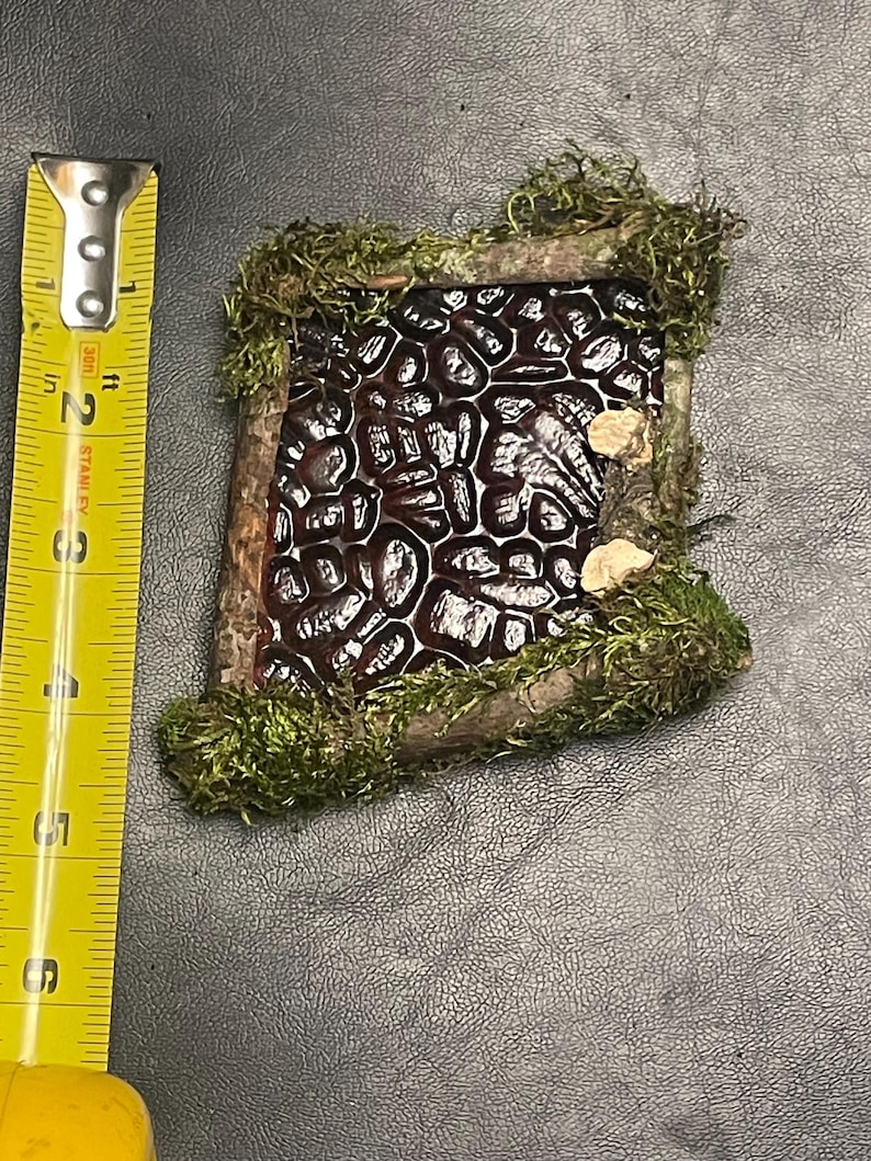 Hand Made Fairy House Window With Real Stained Glass - Etsy