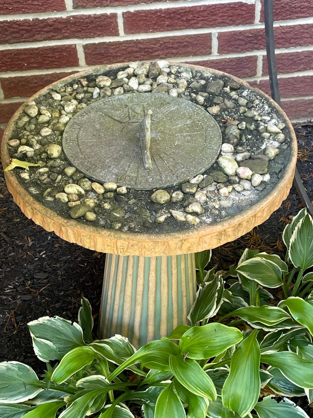 Antique Concrete Sundial With Pedestal - Etsy New Zealand