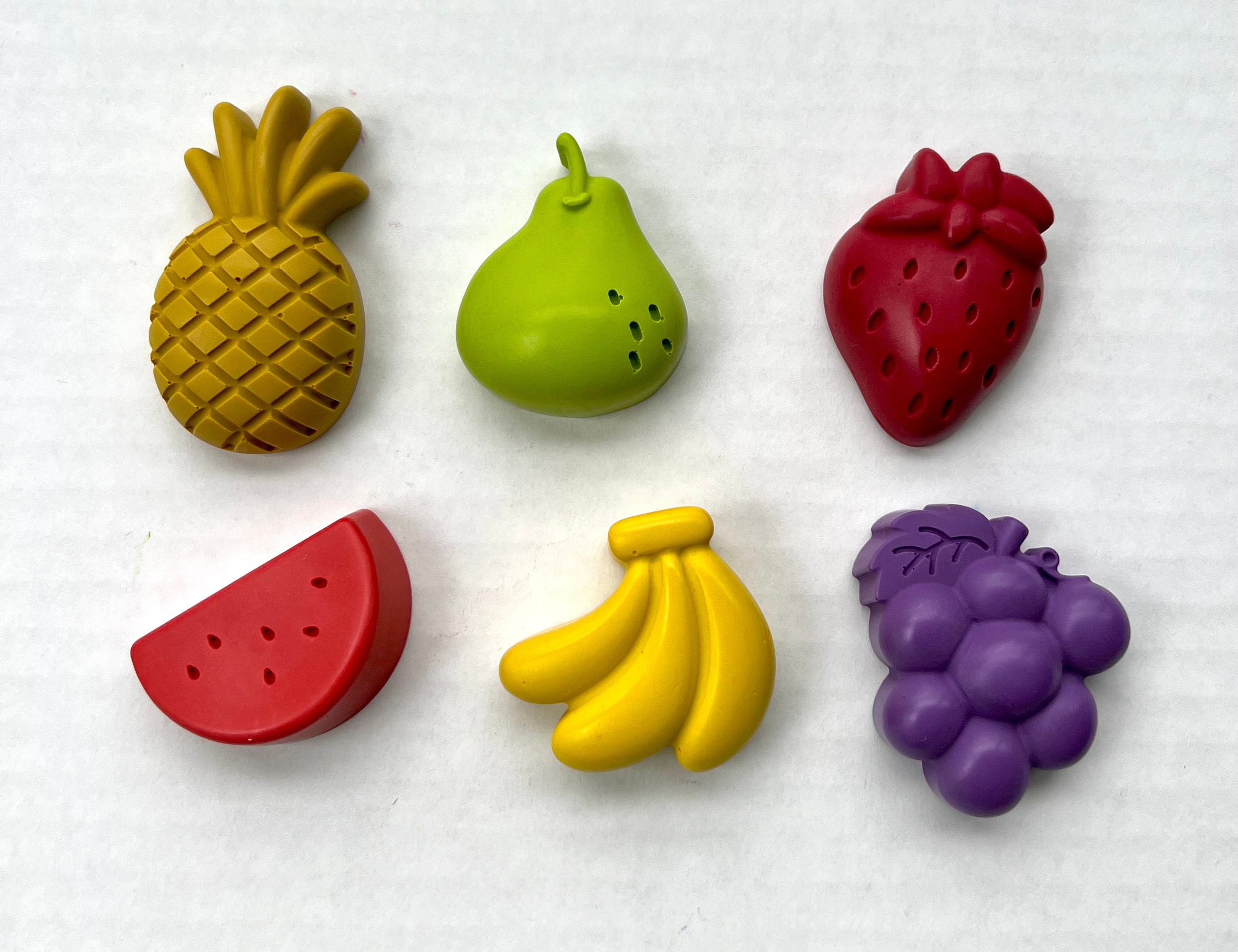 Set of 6 Large Fruit Crayons, Party Favors, Birthday Gift, Teacher Gift ...