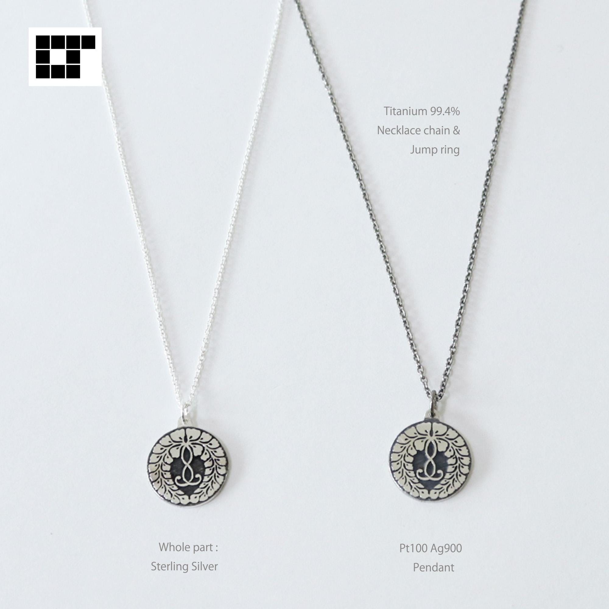 Pendant - Rokujo Wisteria : 六条藤 - Japanese Kamon Pendant- Family Crest ...