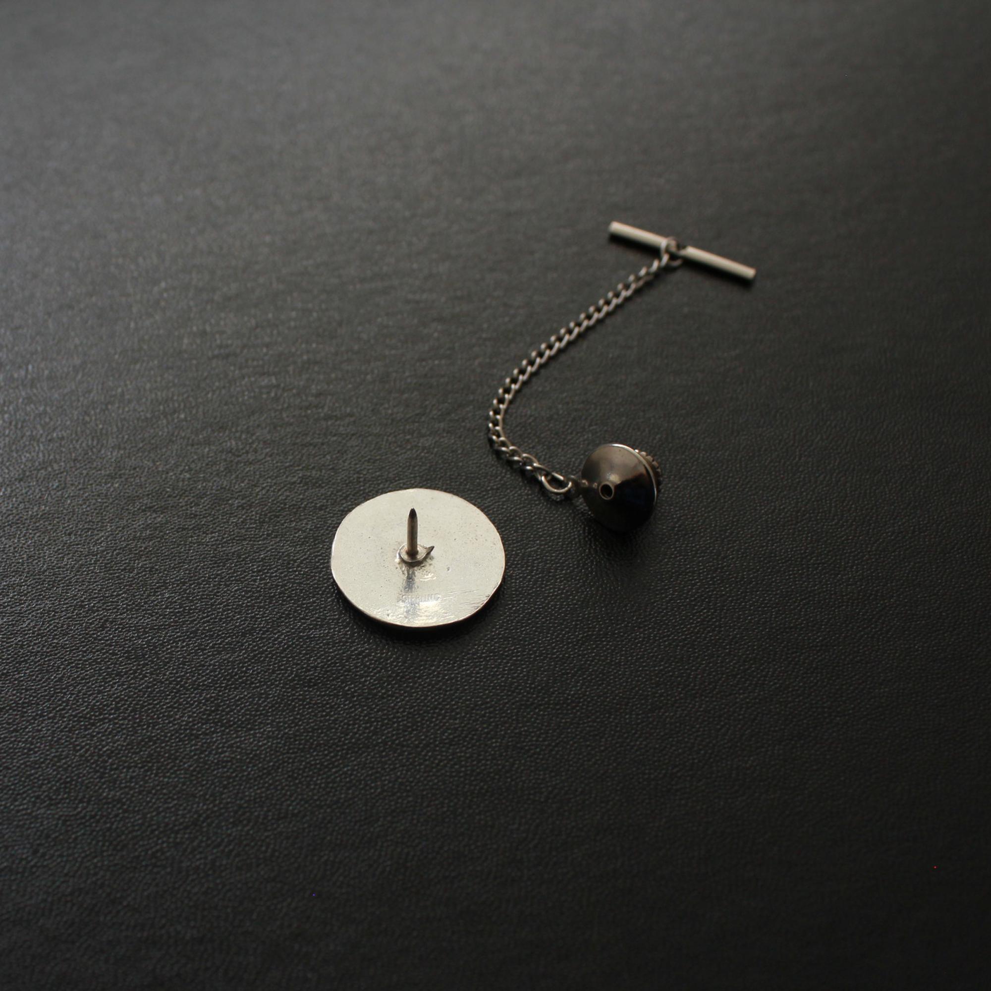 Tie Tack - Crossing Arrows in a Circle - Maruni Chigai Ya - Japanese ...