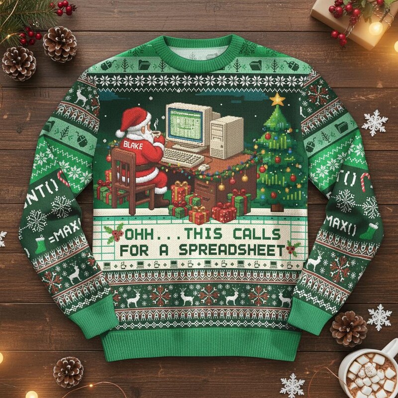 Excel Ugly Sweater - Etsy