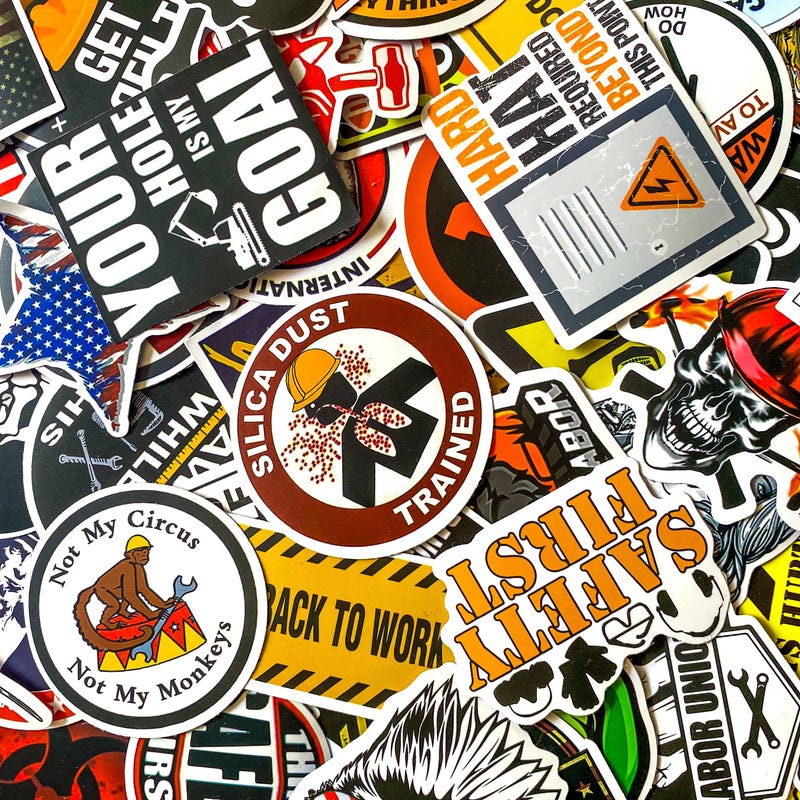 Funny Work Safety Stickers - Etsy Australia