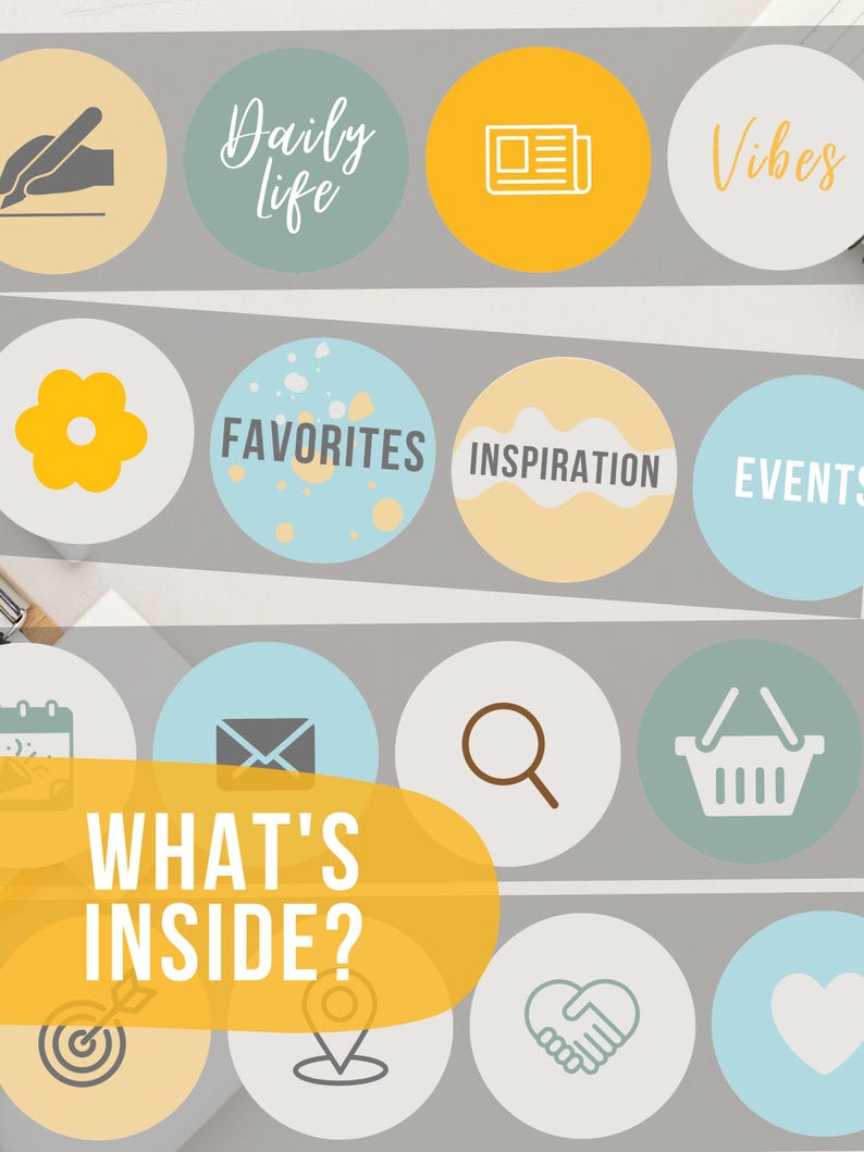 Instagram Highlight Covers Universal. Editable Canva Template & Pngs ...
