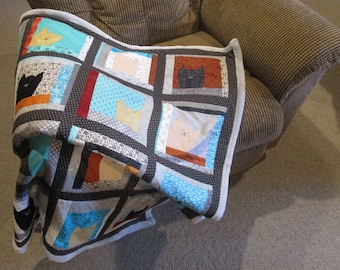 Patchwork Kitty Cat - Etsy