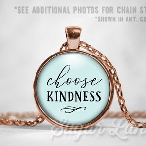 Choose Kindness Necklace Choose Kindness Pendant Glass Dome Necklace ...