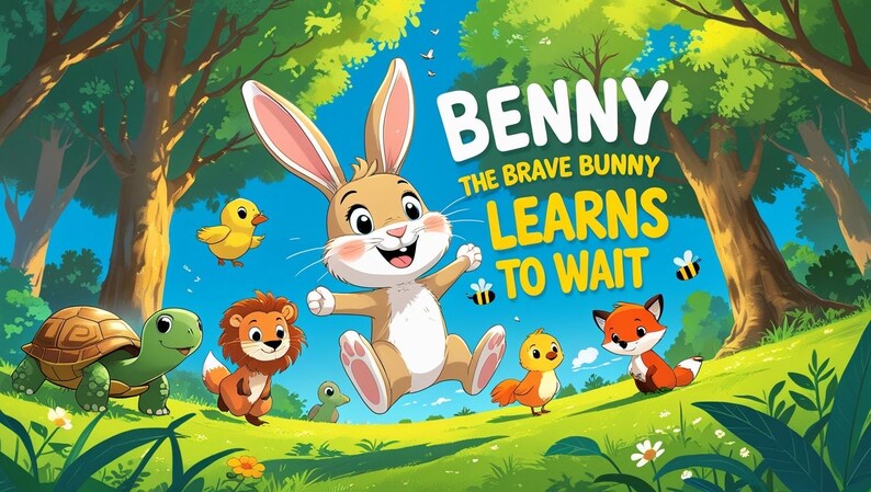 Benny the Brave Bunny - Printable Kids Storybook for Toddlers PDF and ...