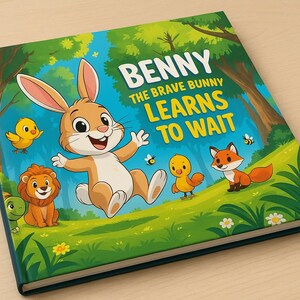 Benny the Brave Bunny - Printable Kids Storybook for Toddlers PDF and ...