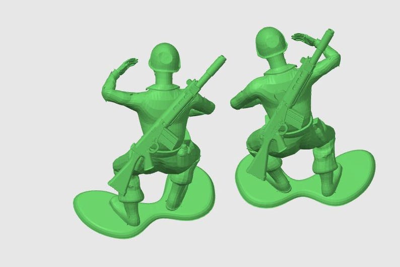 Toy Story Army Men Bucket O Soldiers Climbing Pose Printable Files - Etsy
