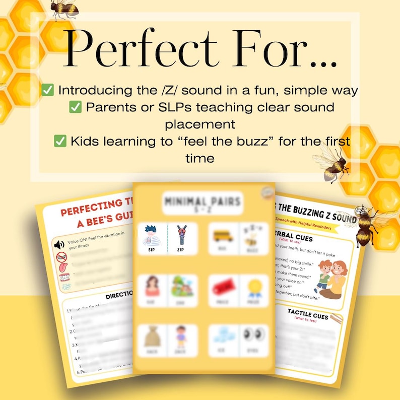 Z Sound Articulation Guide | How to Teach /Z/ | Voicing Tips, Minimal ...