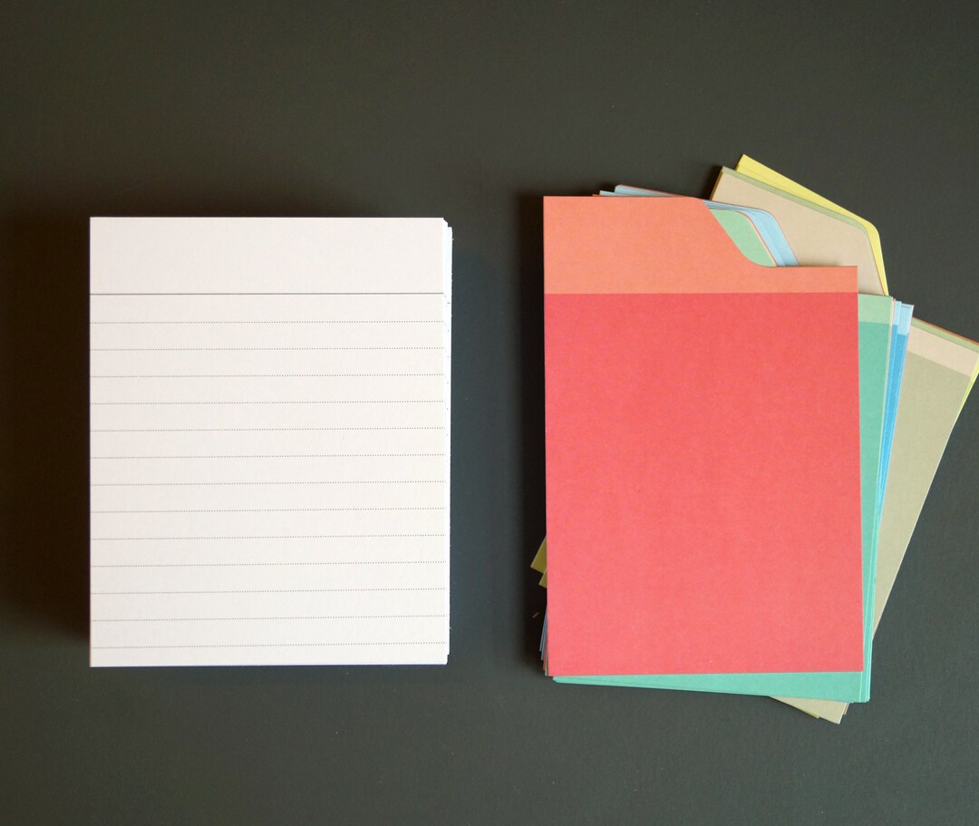 SET of Register and Blank Cards - Etsy