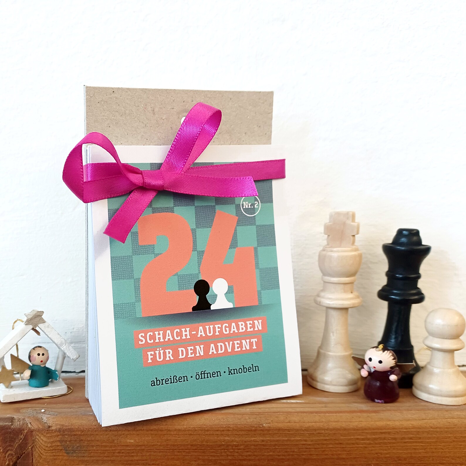 Advent Calendar With 24 Chess Tasks, in Two Difficulty Levels, for Ages ...