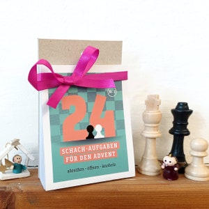 Advent Calendar With 24 Chess Tasks, in Two Difficulty Levels, for Ages ...