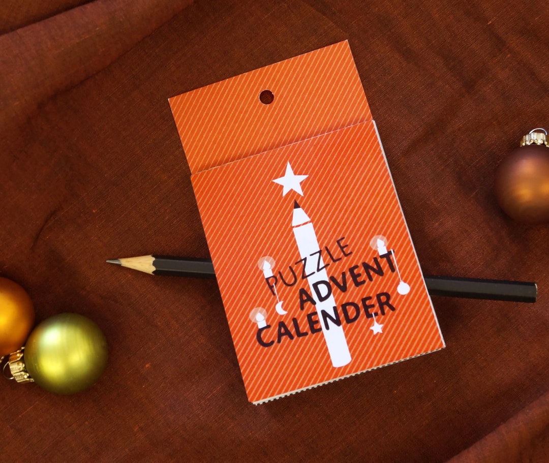 ADVENT CALENDAR With 24 Puzzles from About 12 Years / - Etsy