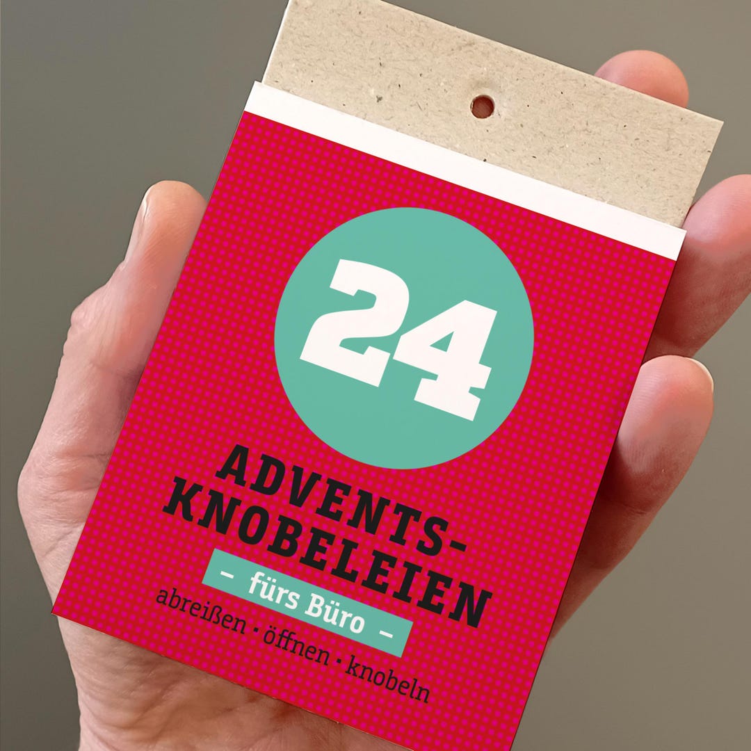 Advent Calendar for the Office, 24 Small Tasks, the Colleagues' Advent ...