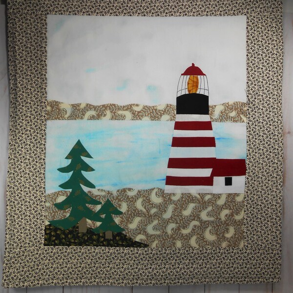 Lighthouse Quilt - Etsy