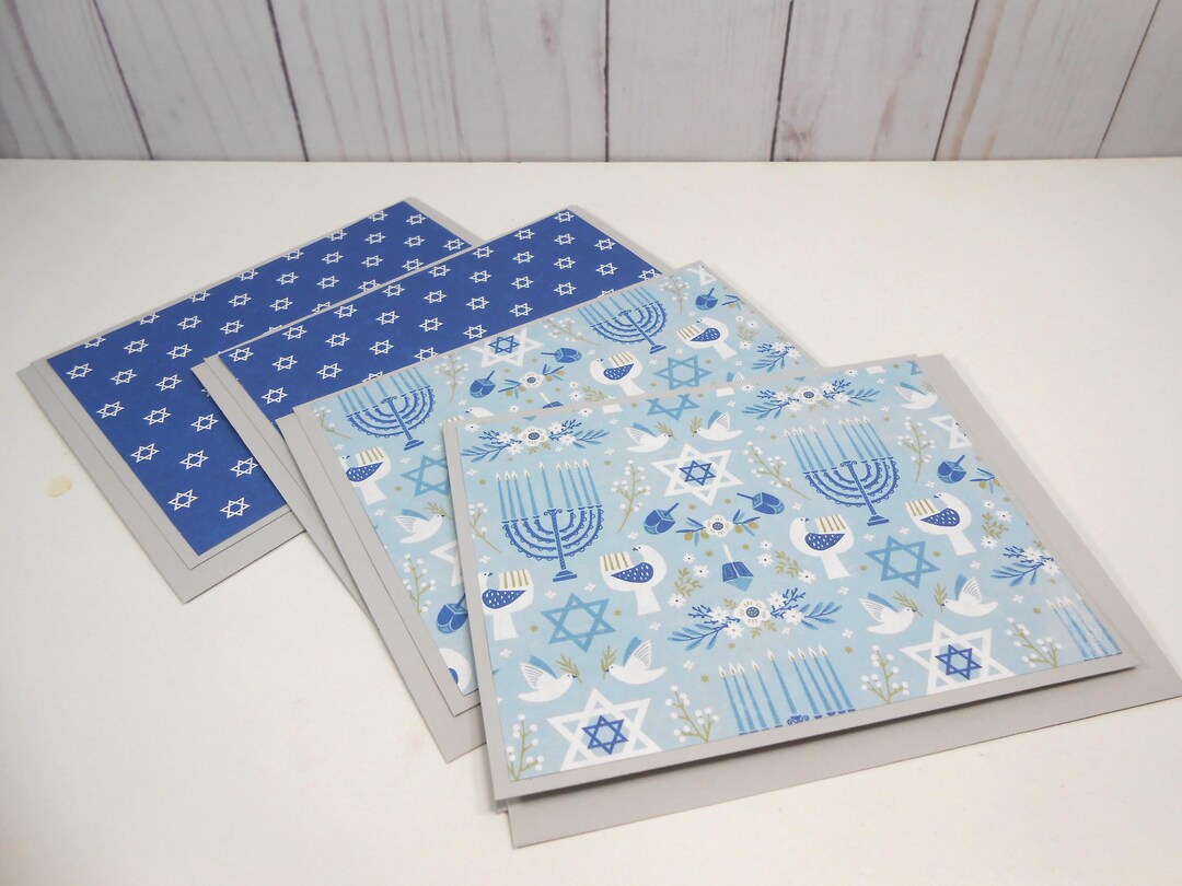 Handmade Cards, Set of 4 Jewish Seasonal Holiday, Paper Crafted ...