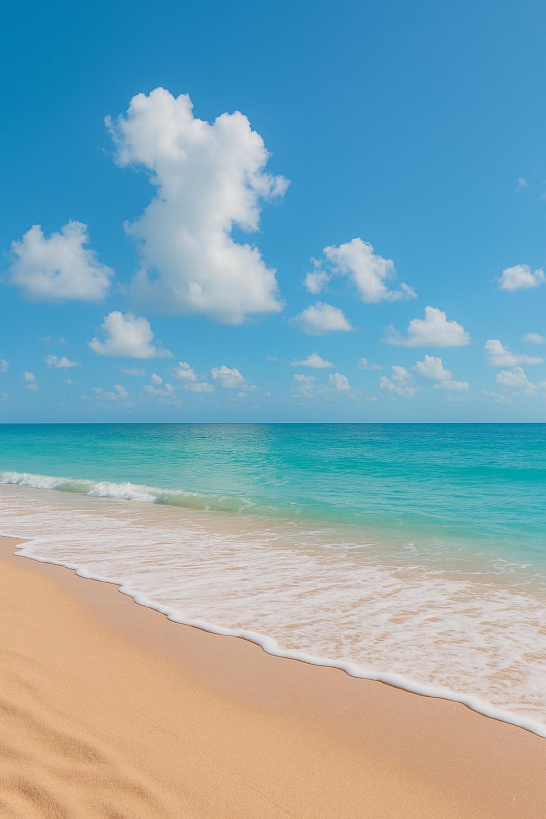 Midday Clarity – Ocean Blue Beach Wall Art Digital Download - Etsy