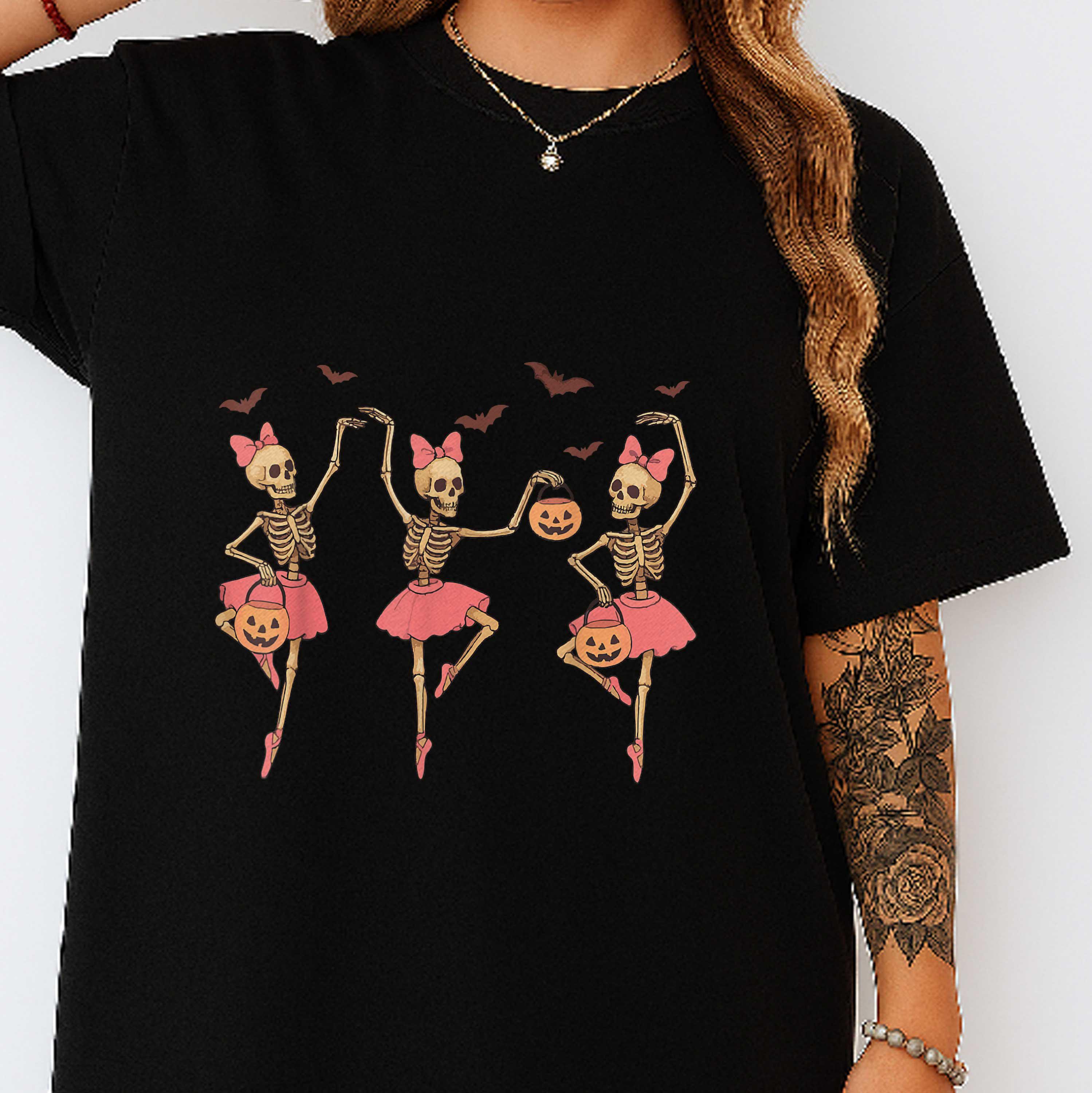 Ballet Pumpkin Skeleton Dance Halloween Men Women Boys Girl PNG Digital ...