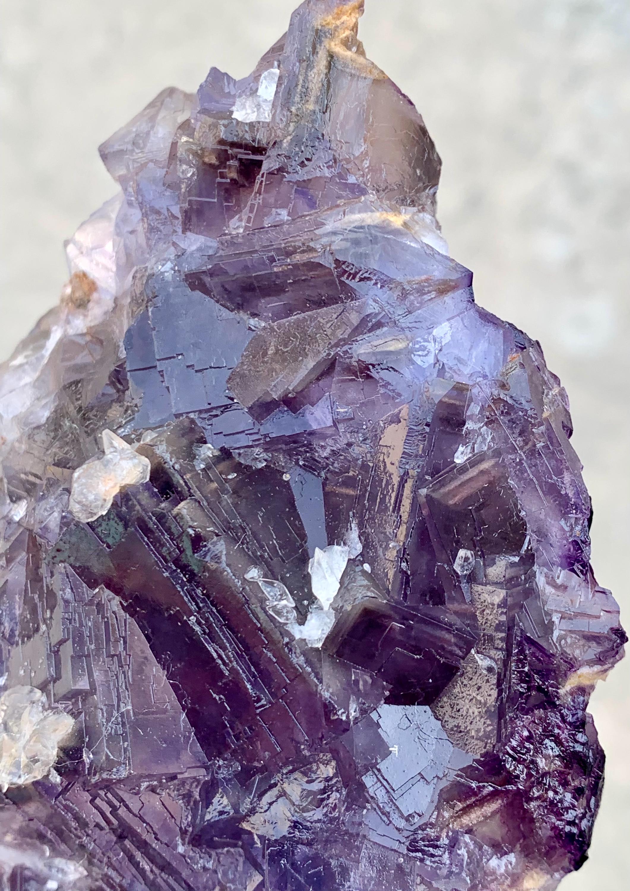 1844 Crt Raw Fluorite Phantom Calcite Specimen: Collector's Crystal ...