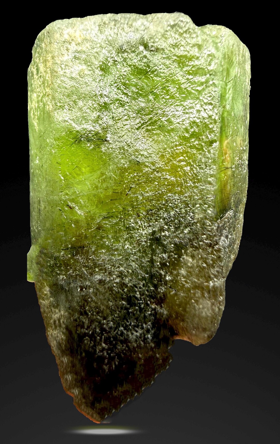 52 Carat Raw Peridot Rare Ludwigite Specimen Natural Green August ...