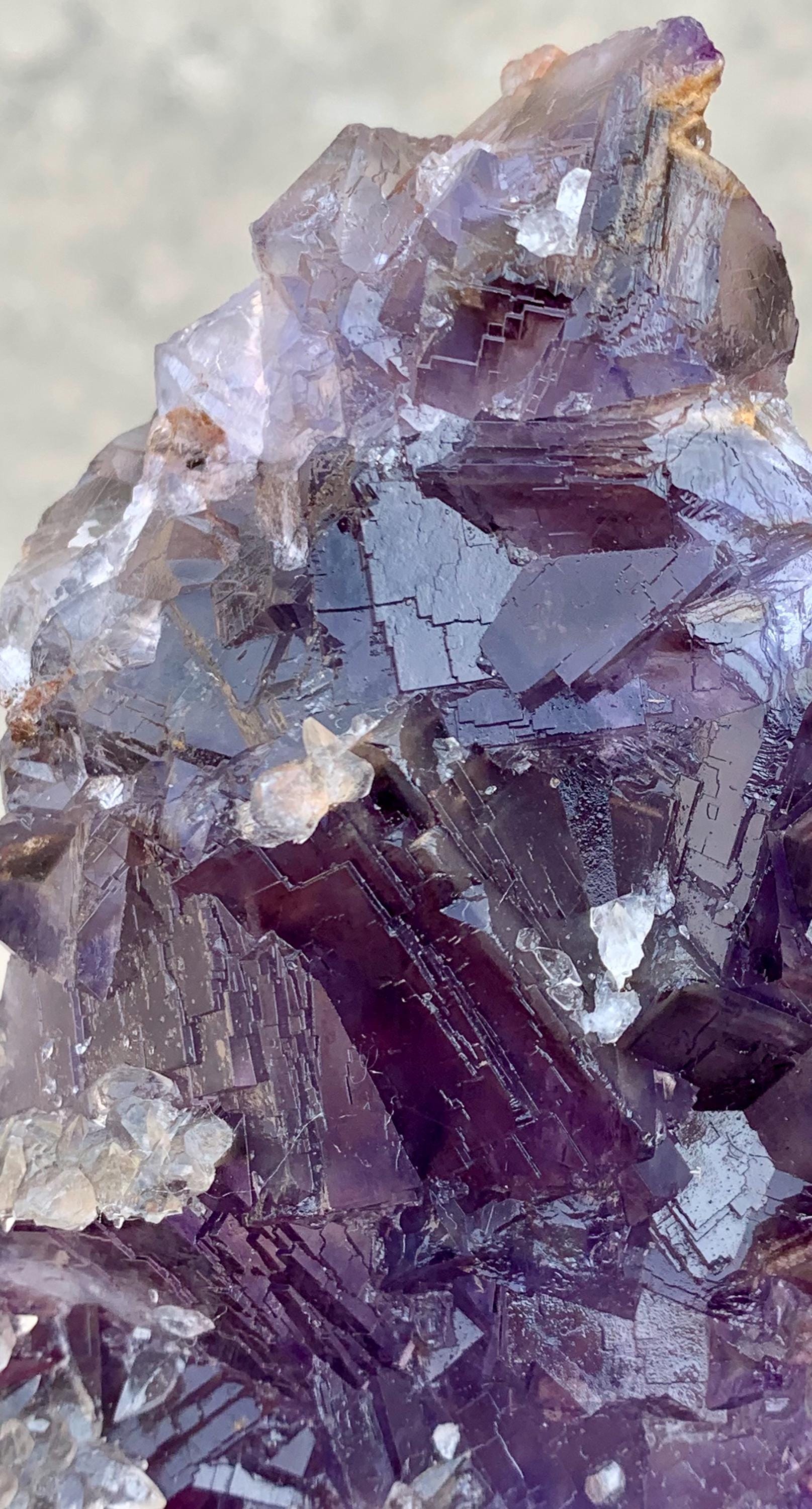1844 Crt Raw Fluorite Phantom Calcite Specimen: Collector's Crystal ...