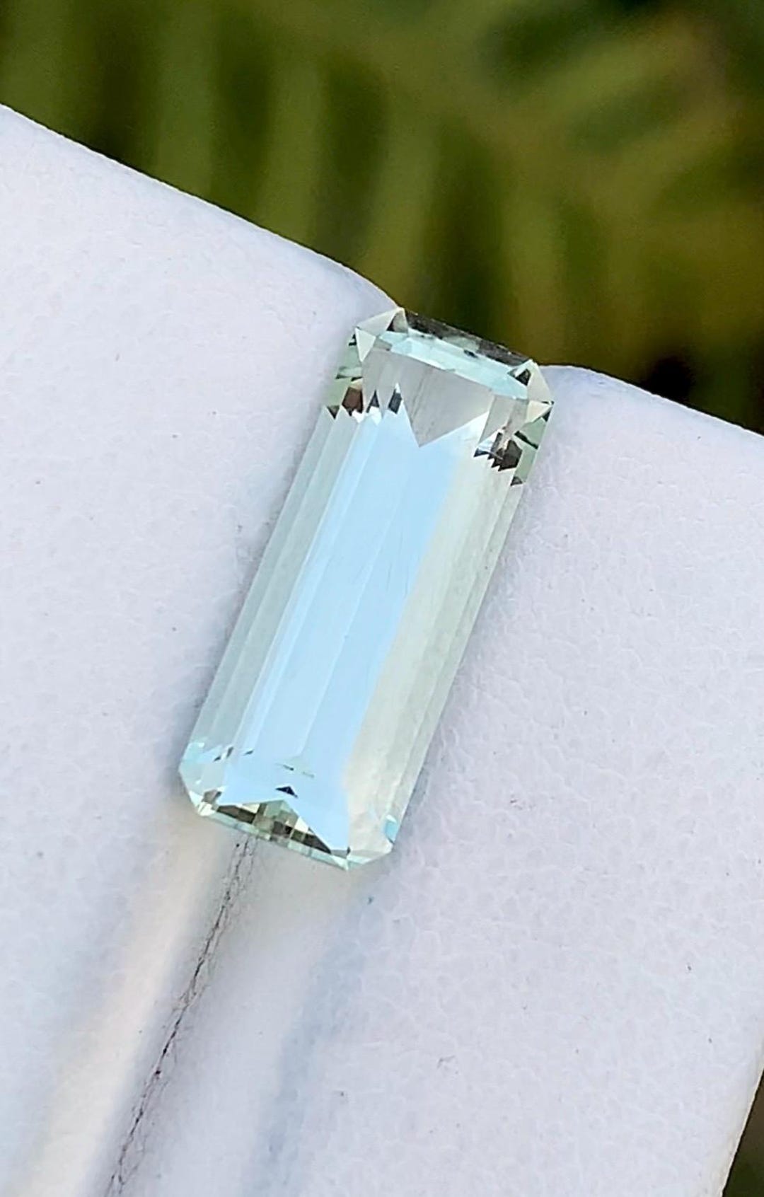 4.90 Ct Emerald Cut Green Beryl Gemstone Loose Faceted Stone - Etsy