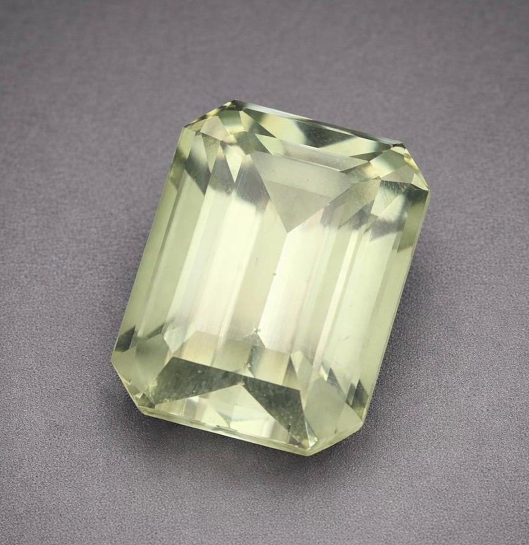 3.80 Crt Emerald Cut Green Beryl Gemstone Loose Faceted Stone - Etsy