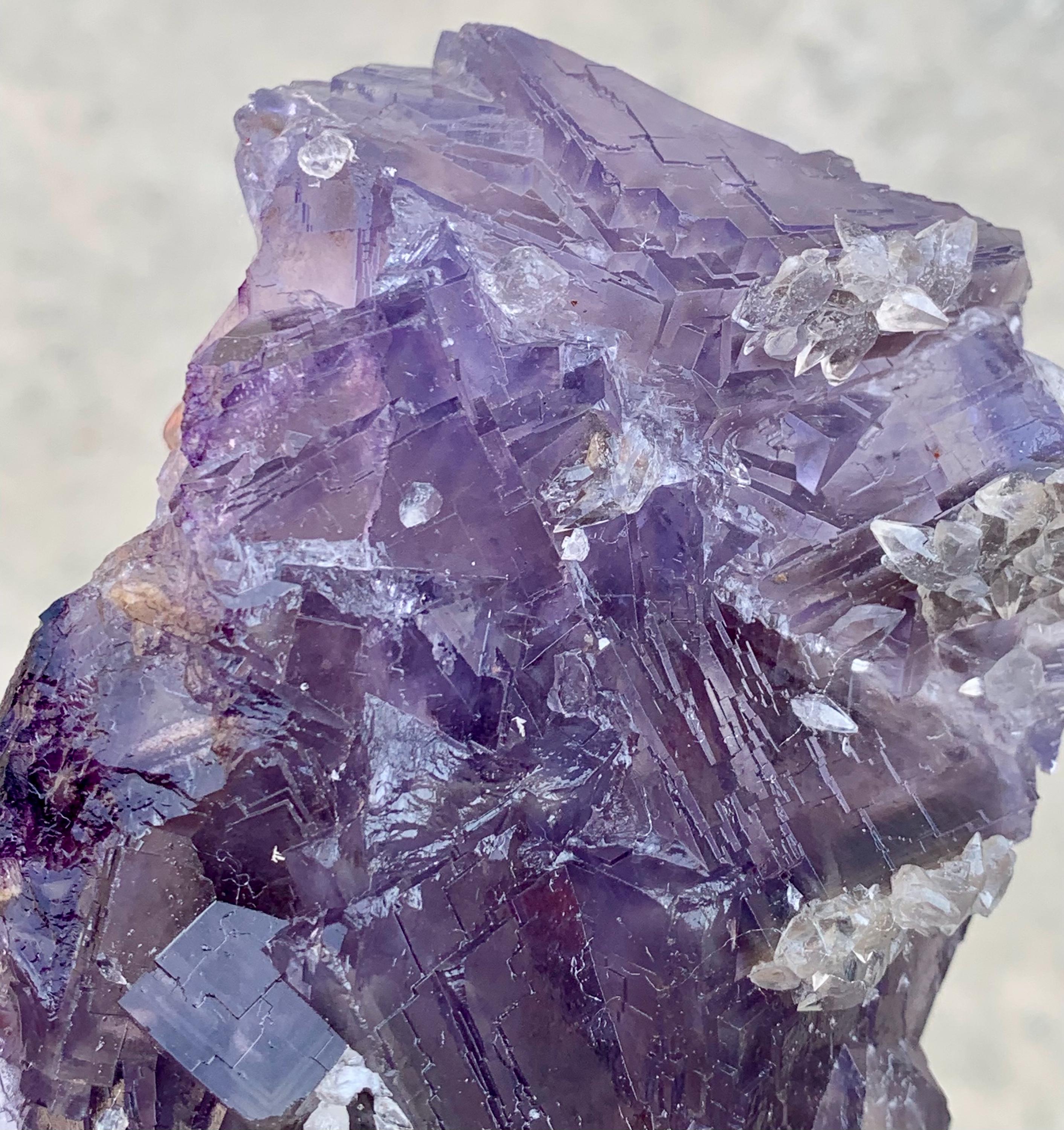 1844 Crt Raw Fluorite Phantom Calcite Specimen: Collector's Crystal ...