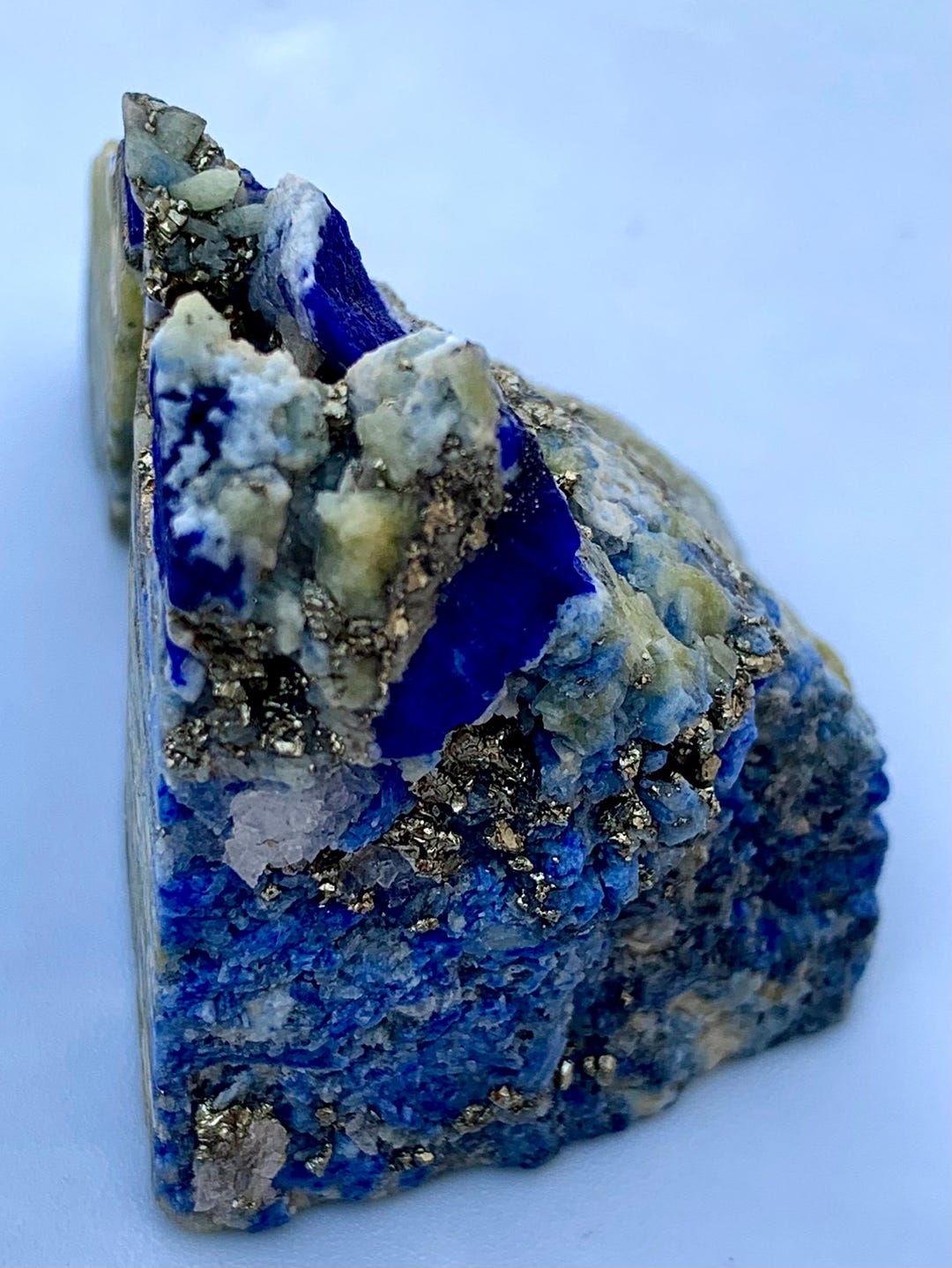 Massive 278 Ct Lazurite Specimen – Deep Blue Crystal Mineral for ...