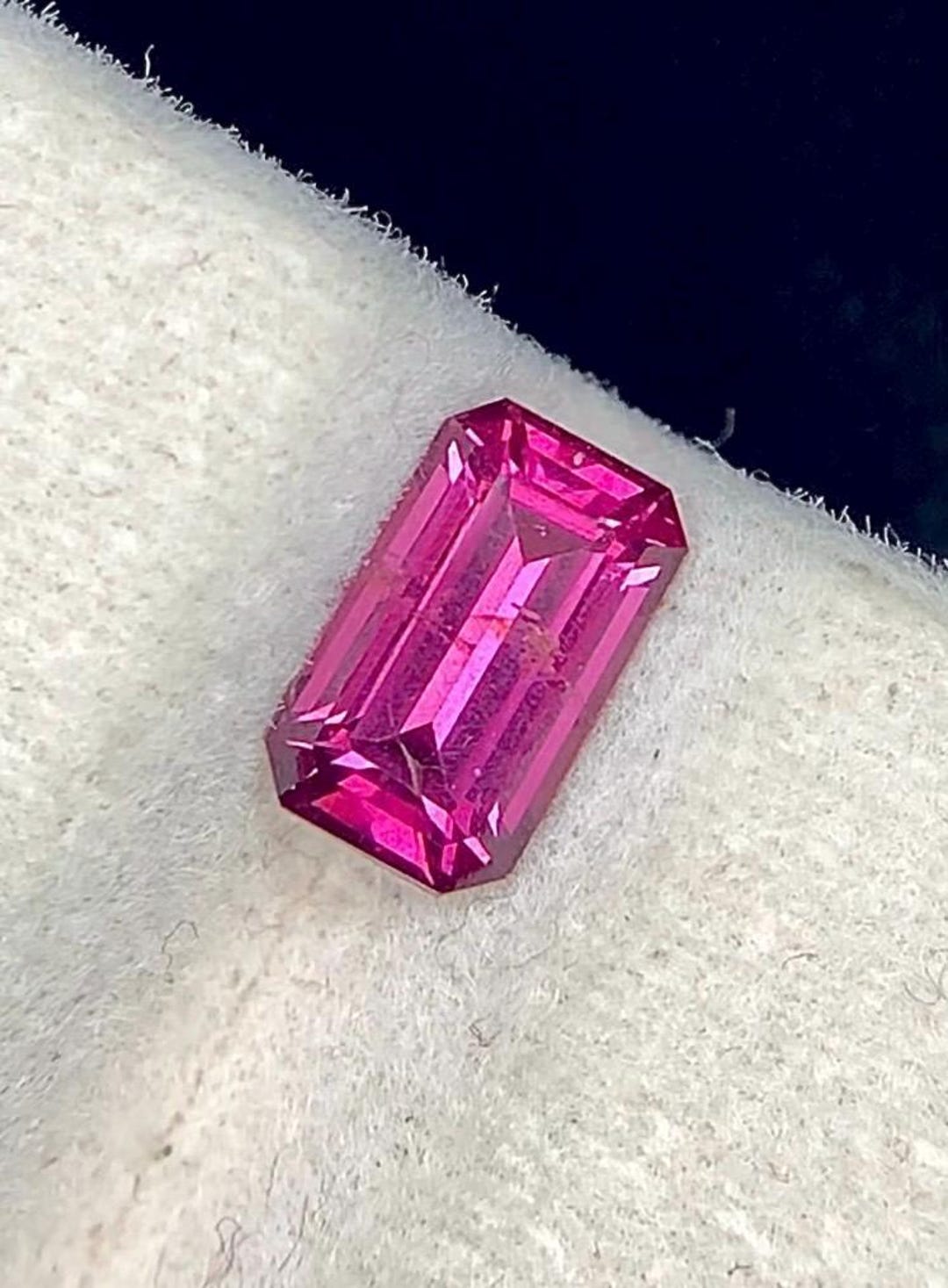 0.80 Carat Pink Tourmaline Emerald Cut Loose Gemstone for Jewelry - Etsy