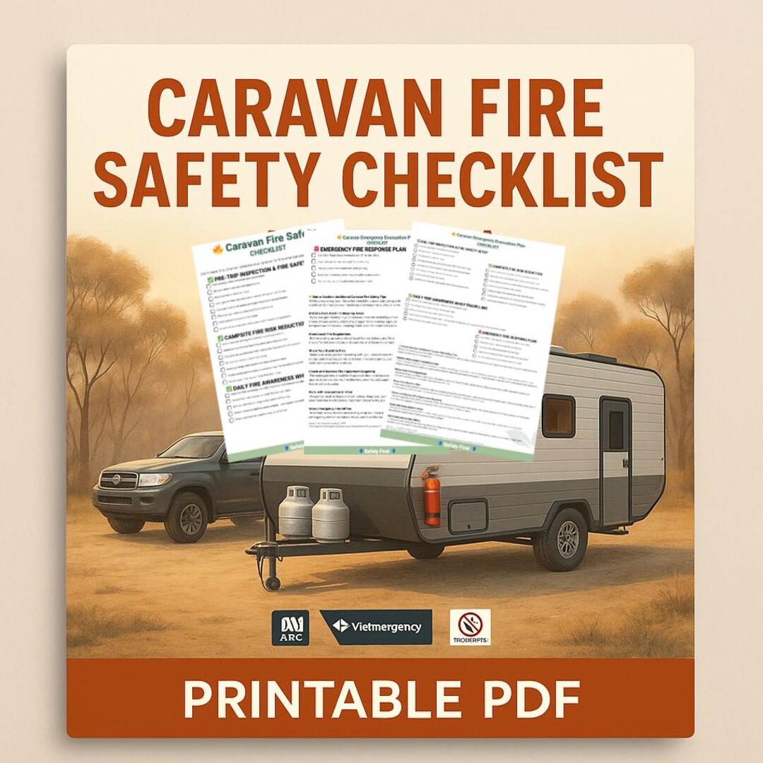 Caravan Fire Safety Checklist PDF: Bushfire Emergency Prep for ...