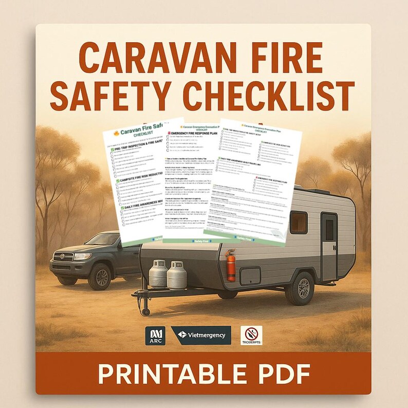 Caravan Fire Safety Checklist PDF: Bushfire Emergency Prep for ...