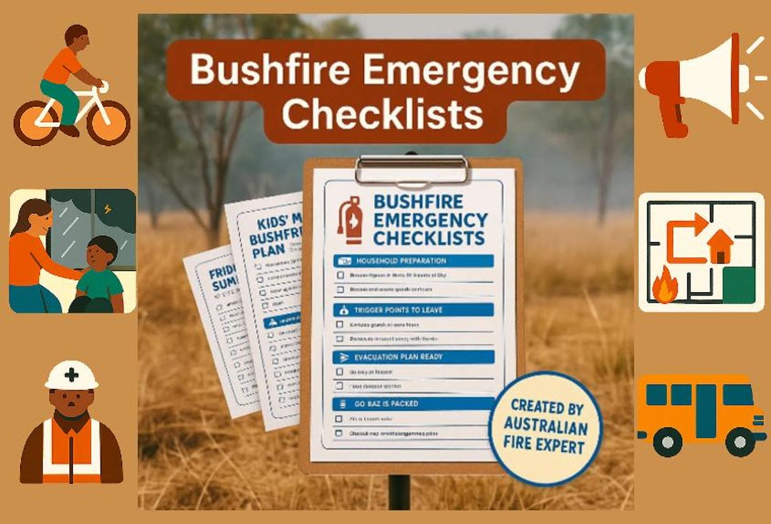 Bushfire Survival Checklist: High Fire Danger Day Guide (PDF Download ...