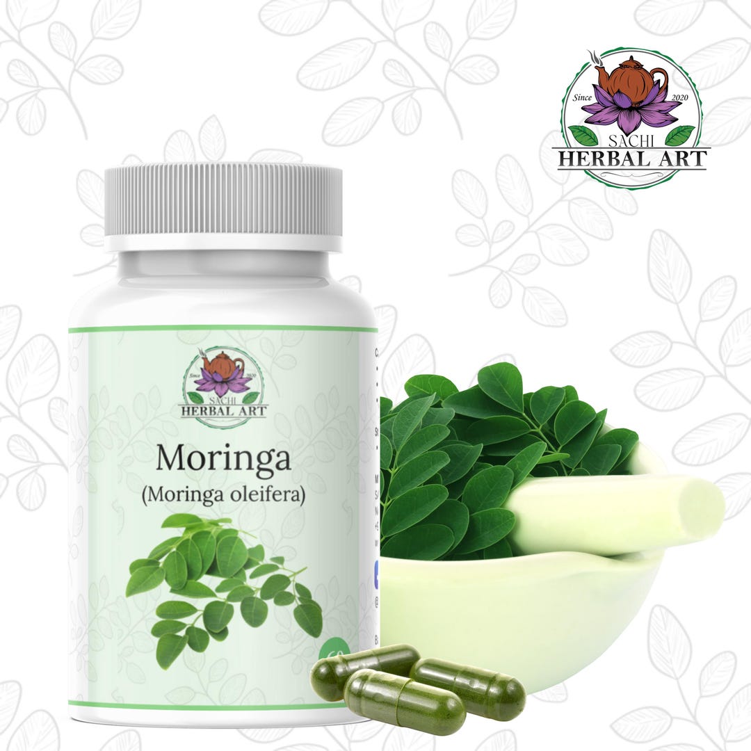 Premium Moringa Capsules 500mg | 60 Capsules | Moringa Oleifera ...