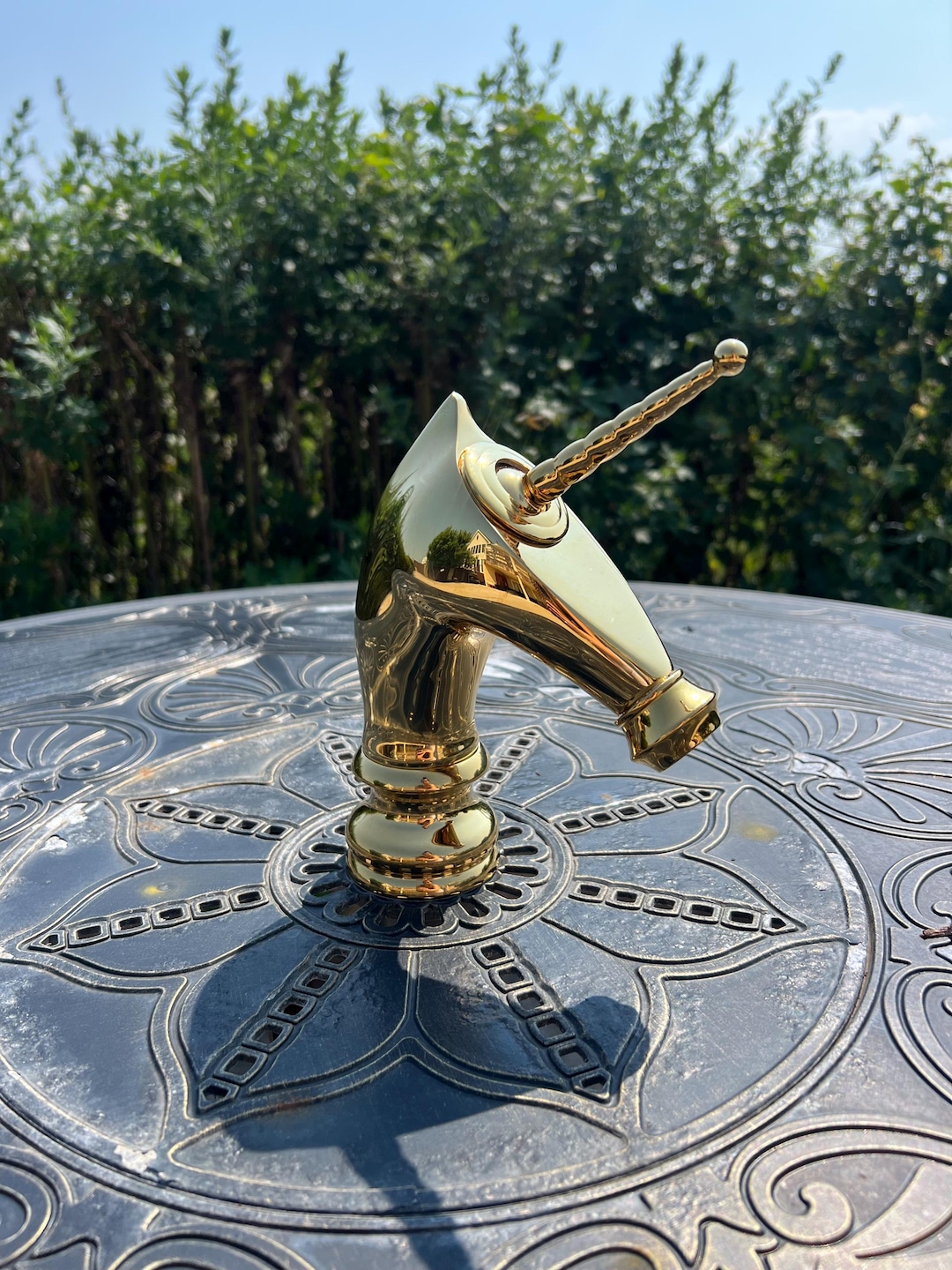 Gold Bronze Unicorn Faucet – Fantasy Bathroom Fixture - Etsy